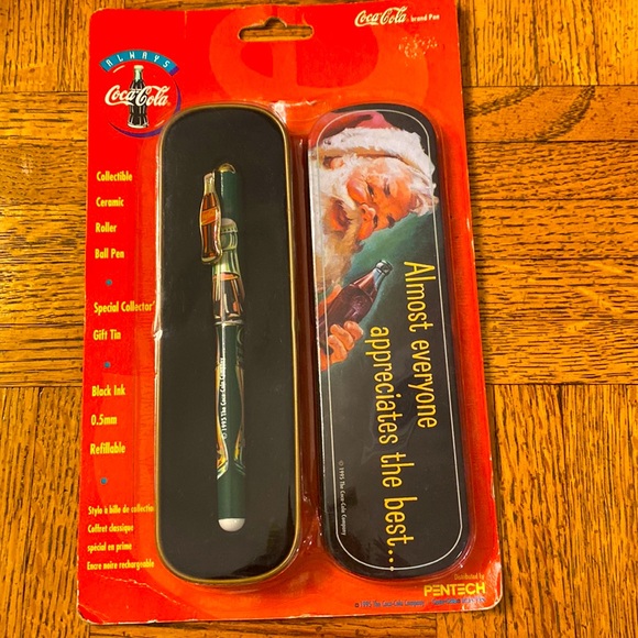 Coca Cola | Other | Cocacola Santa Claus Collectors Ballpoint Pen With ...